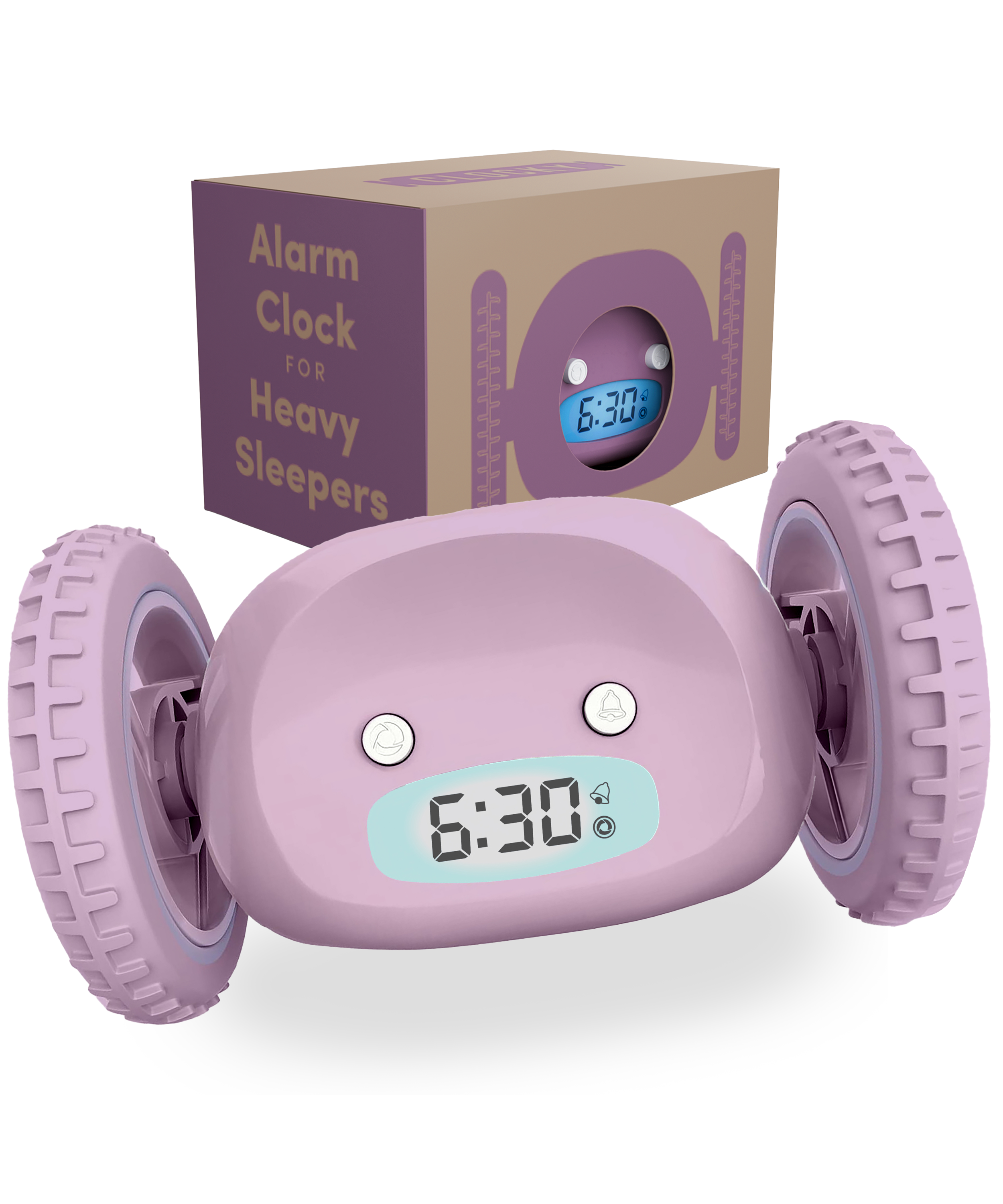 Clocky Alarm Clock on Wheels (Original) |Extra Loud for Heavy Sleeper ...