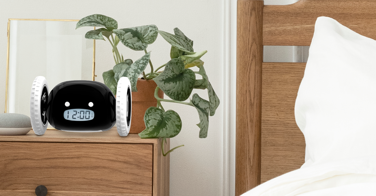 Clocky Alarm Clock on Wheels (Original) |Extra Loud for Heavy Sleeper ...