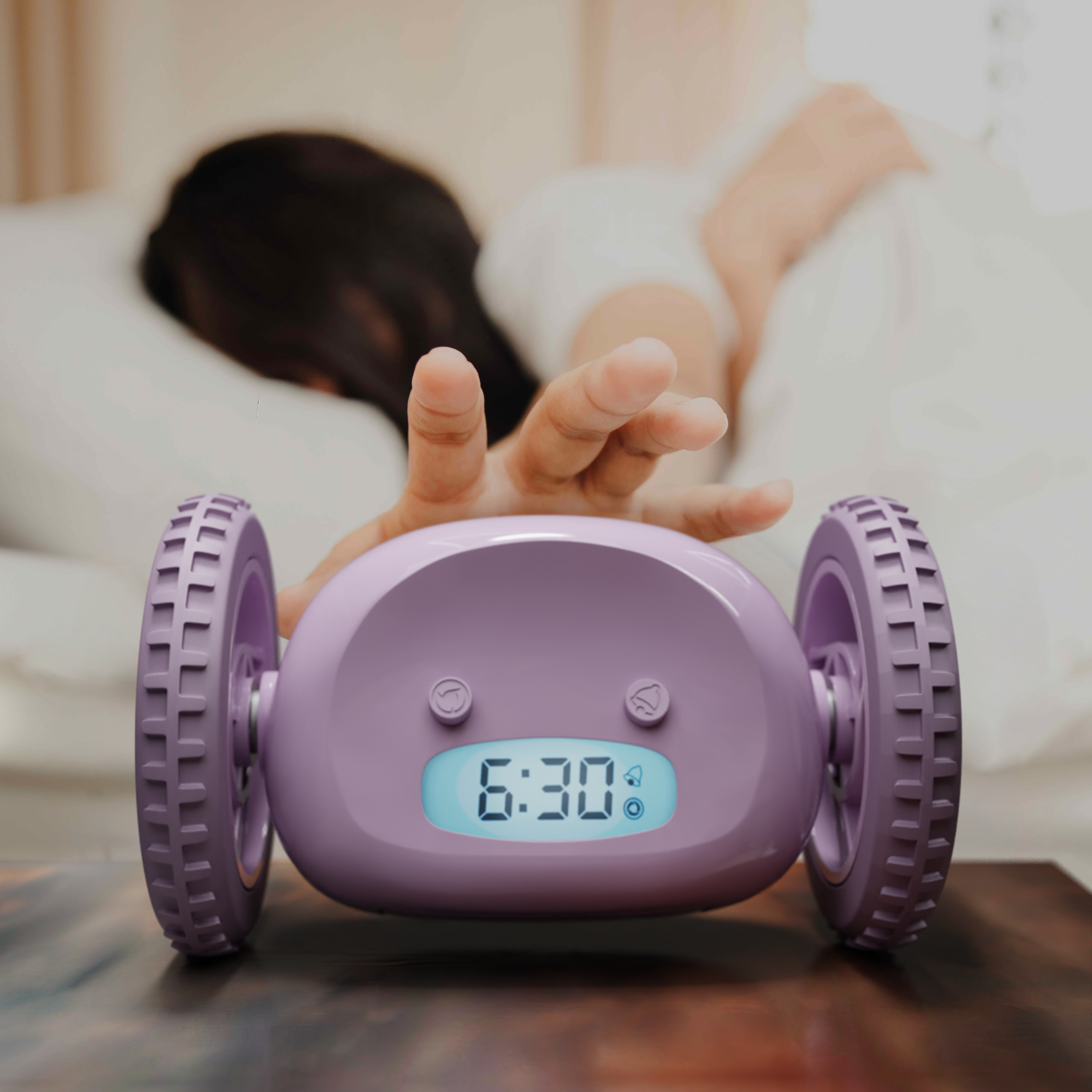 Clocky Alarm Clock on Wheels (Original) |Extra Loud for Heavy Sleeper ...