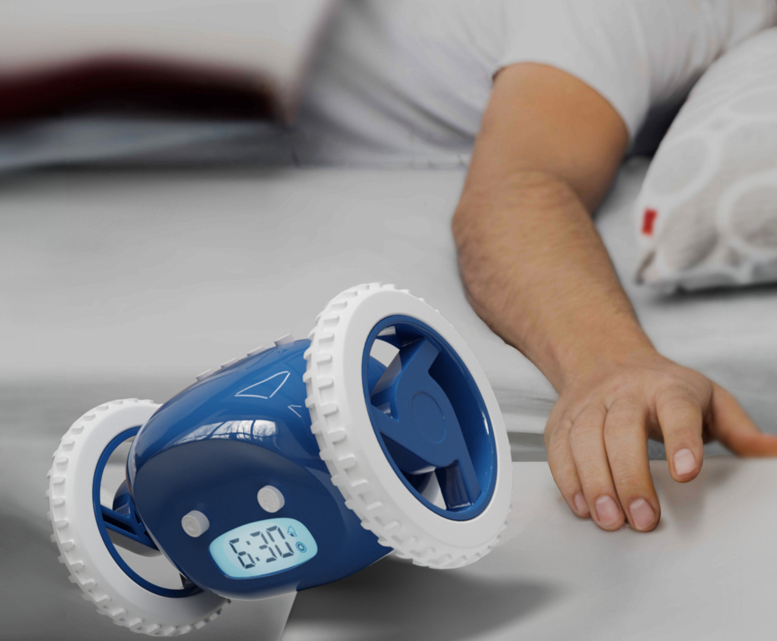 Clocky Alarm Clock on Wheels (Original) |Extra Loud for Heavy Sleeper ...
