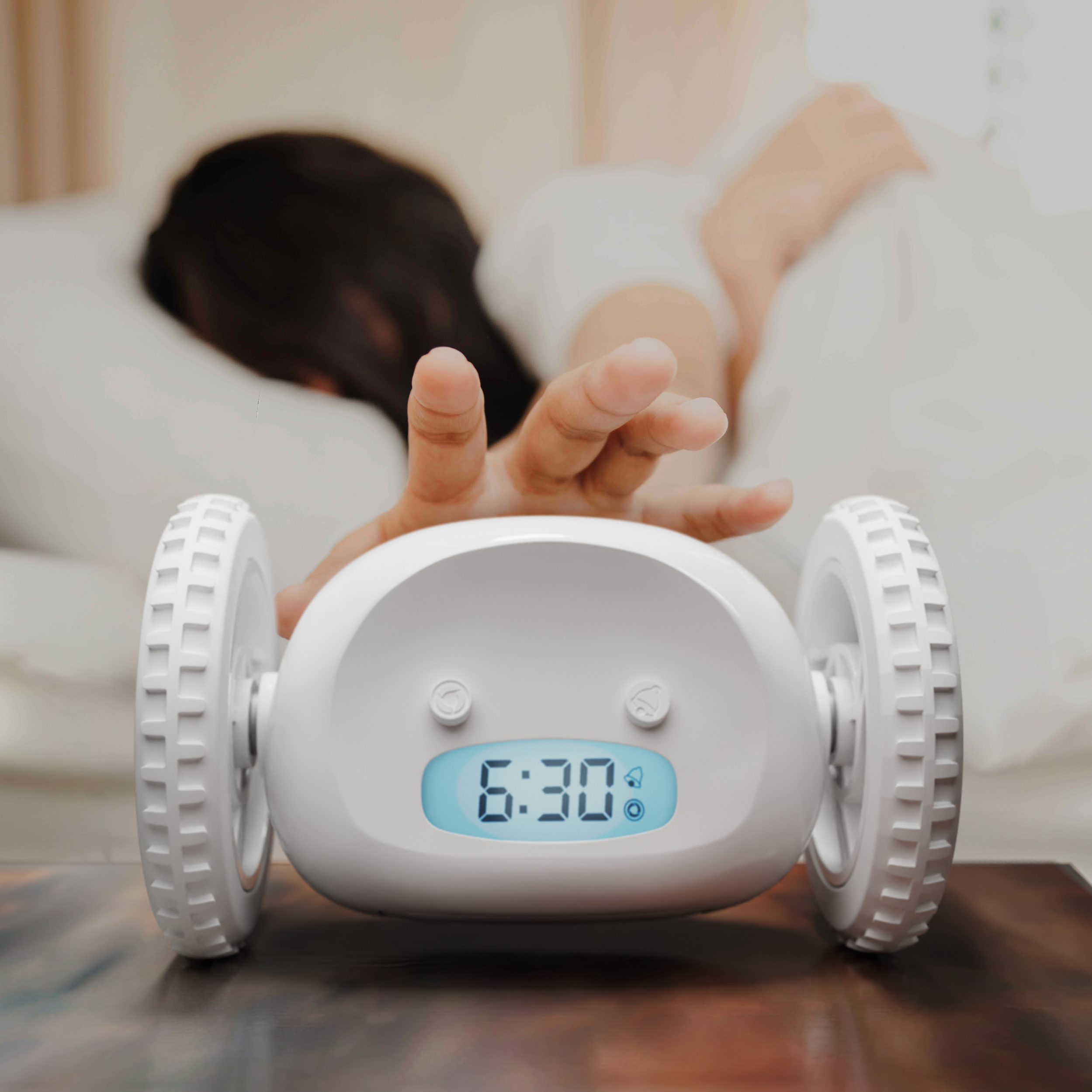 Clocky Alarm Clock on Wheels (Original) |Extra Loud for Heavy Sleeper ...